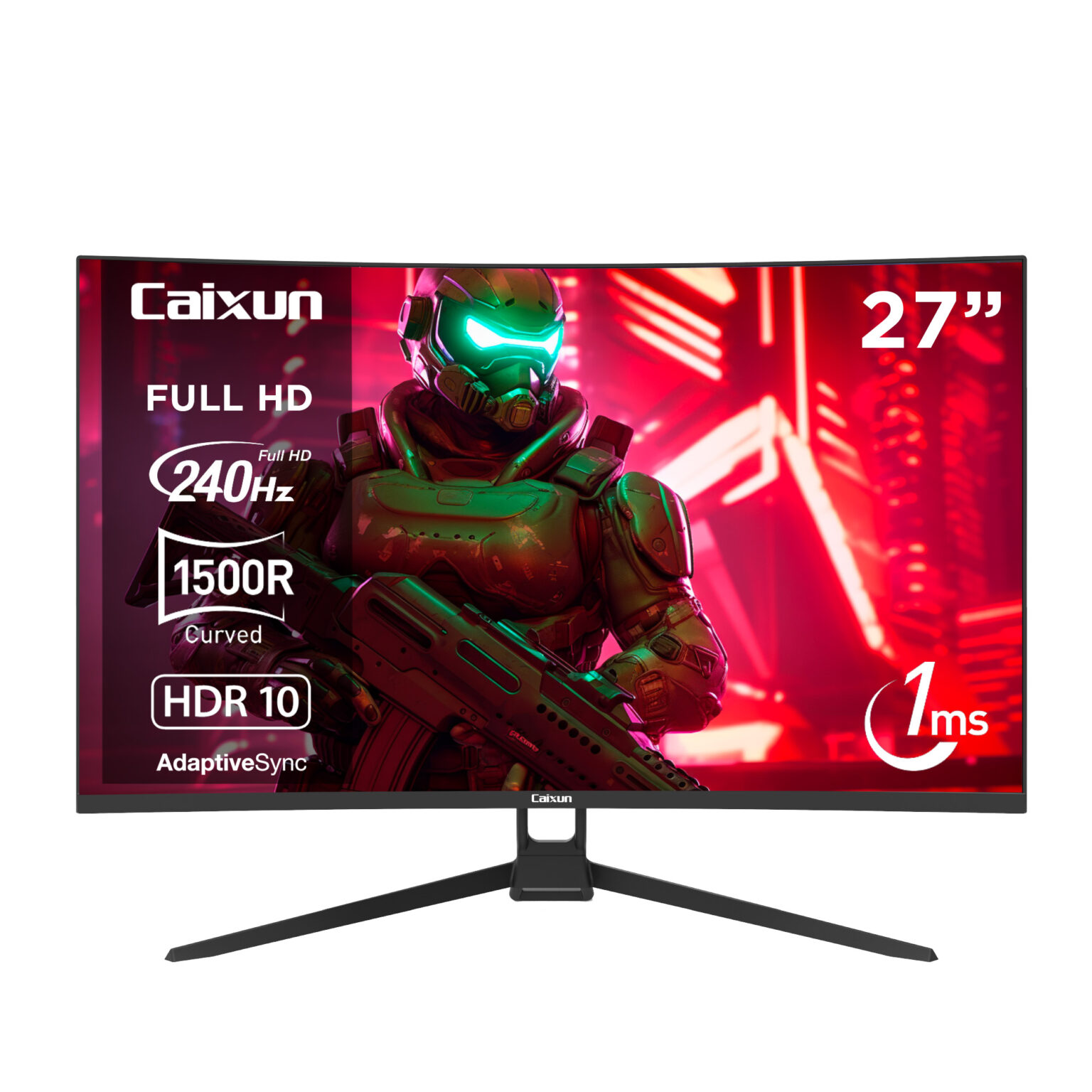 Monitor Gamer Curvo 27” FHD C27C2F - CAIXUN SMART TV / caixun.cl